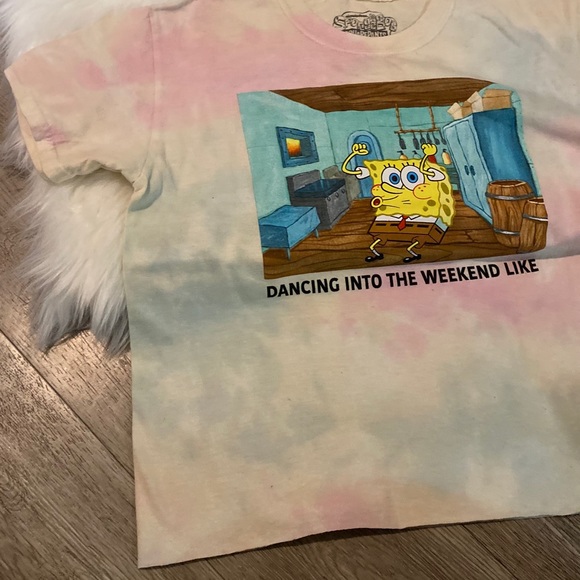 Tops | Spongebob Crop Top Size Small | Poshmark